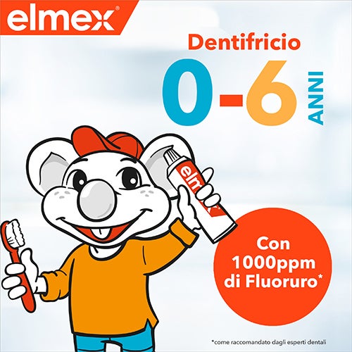 Dentifricio elmex® bambini 0-6 anni | elmex